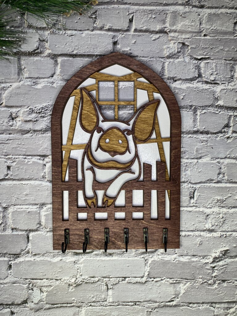 Pig Key Holder - VI Woodcraft