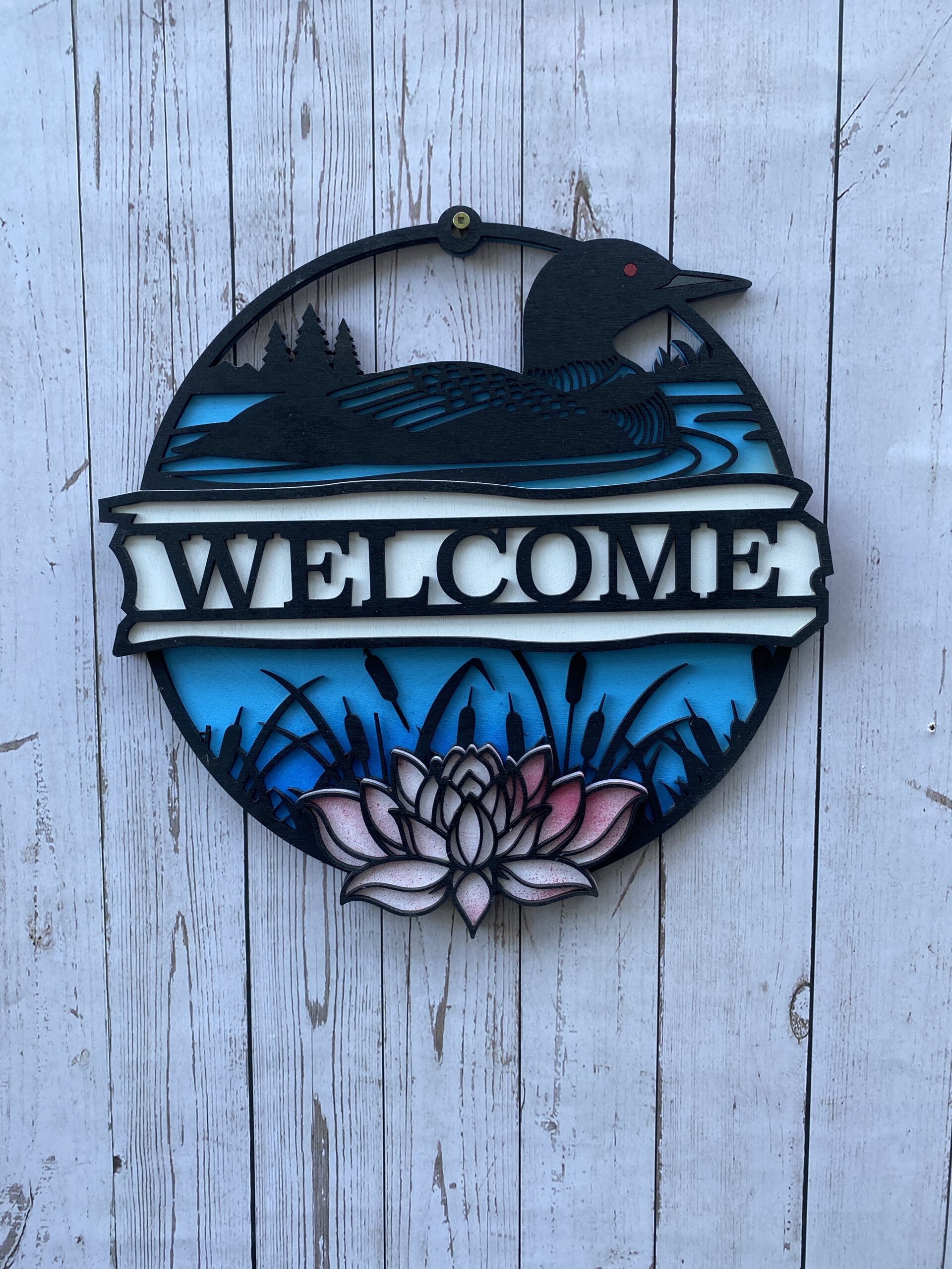 Duck Welcome Sign - VI Woodcraft